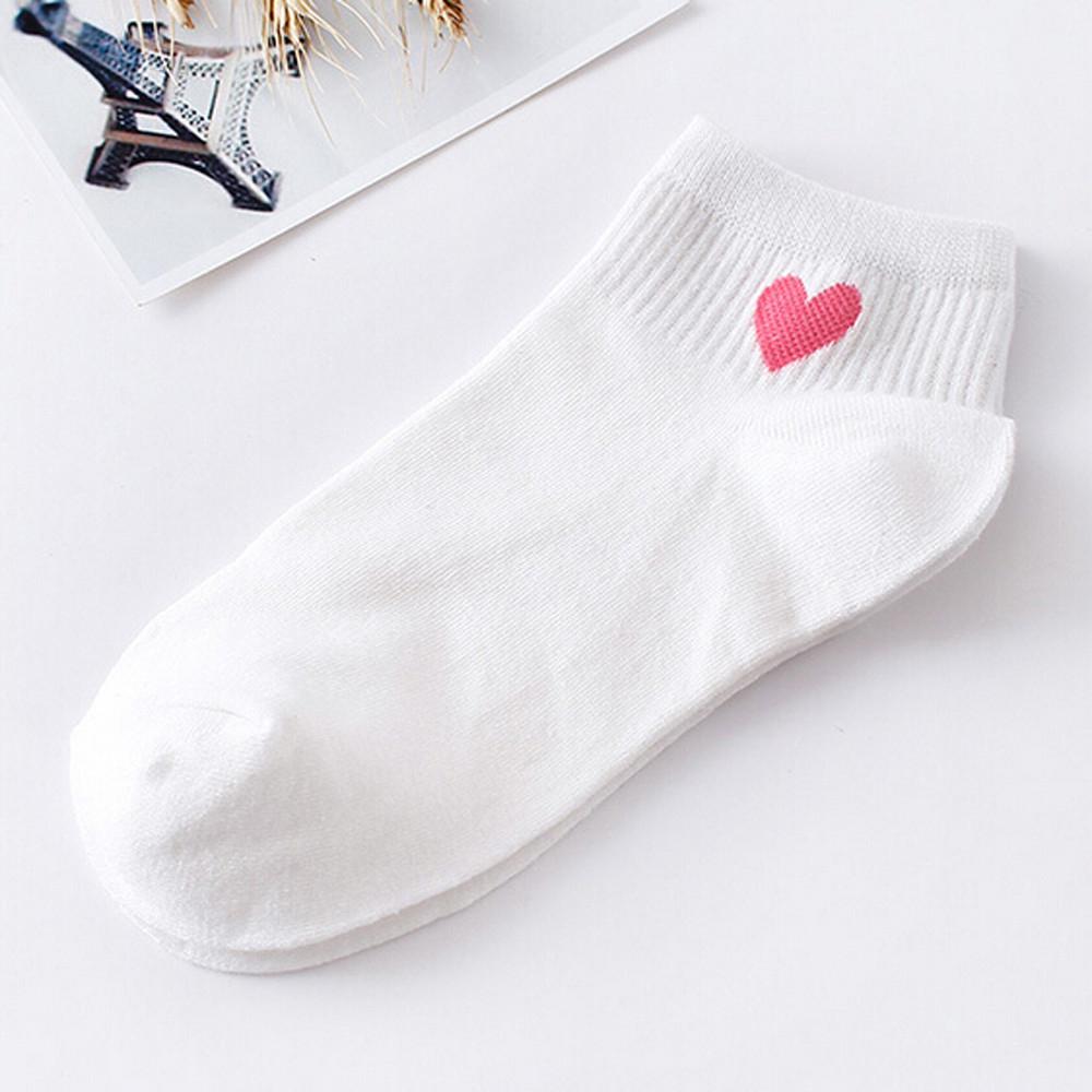 Buy Comfortable Skateboard Fashion Heart-Shaped Socks Women Pretty ...