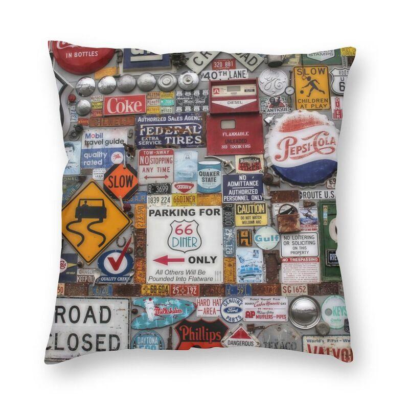 Satın alın Luxury Missouri Route 66 Sofa Cushion Cover Soft America ...