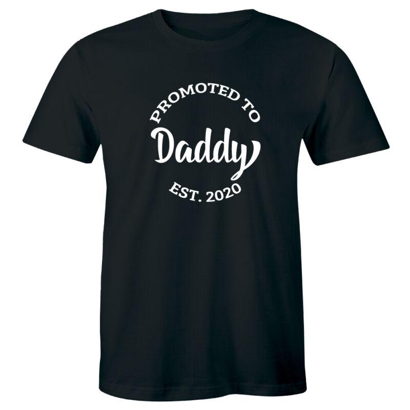Buy Promoted To Daddy Est 2020 Pregnancy Announcement Reveal Tshirt Man ...