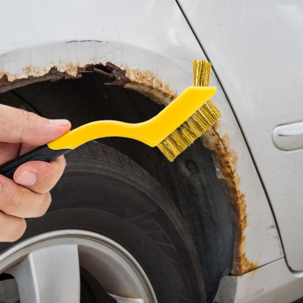 Buy Wire Brush Set Small Wire Brushes for Cleaning Rust Curved Scratch ...