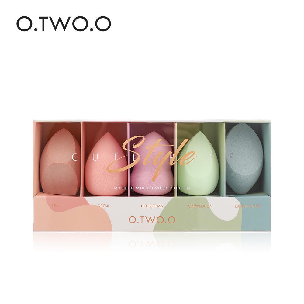 Buy 5pcs/box Makeup Sponge O.TWO.O Brand Different Shape Cosmetic Puff ...
