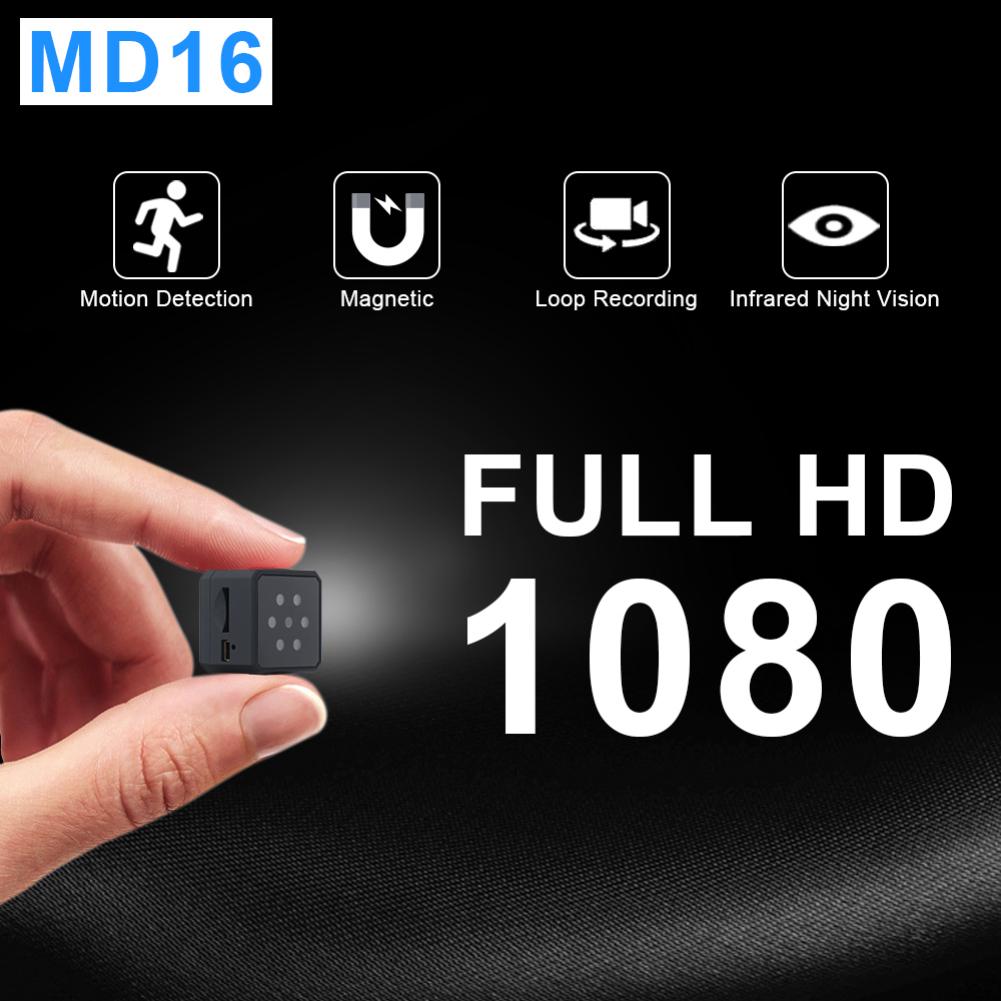 HD 1080P Mini Camera 140 Degree Wide-Angle Infrared Night Vision ...