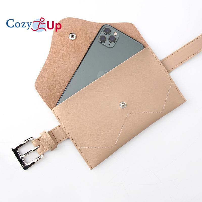 Buy Cozy Up Women's Belt with Bag Belt Punk Concave Shape Belt Women's ...