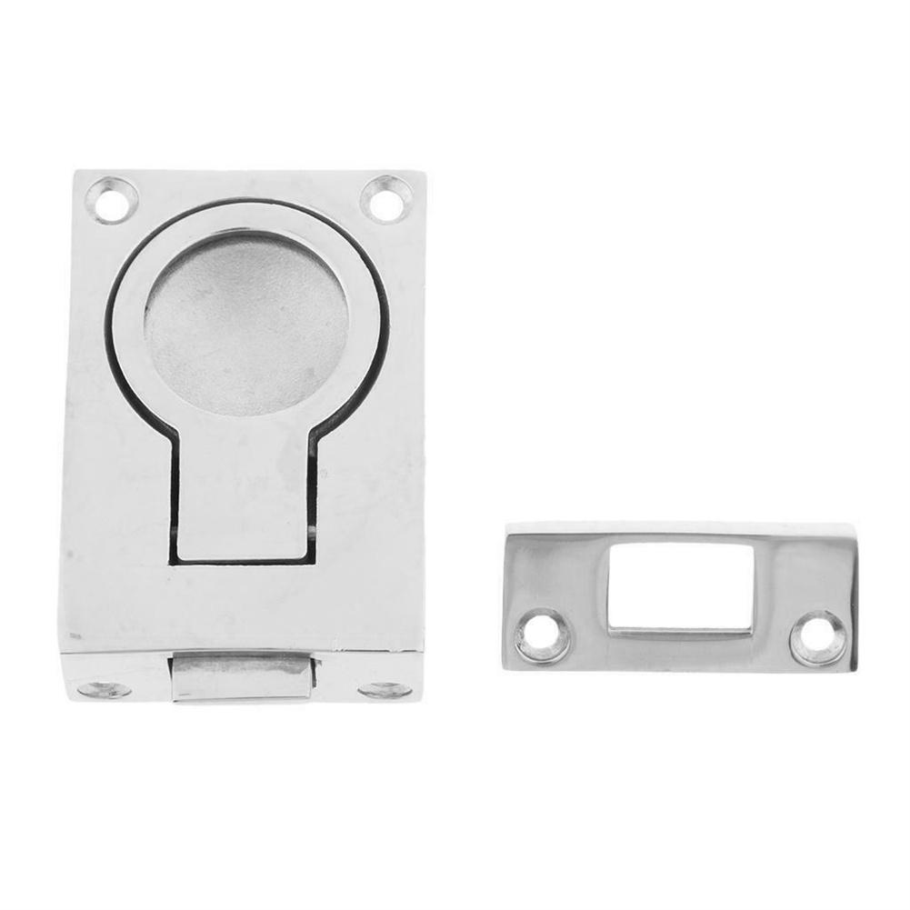 Buy 1pc Marine 316 Stainless Recessed Hatch Pull Buckle Floor Latch ...