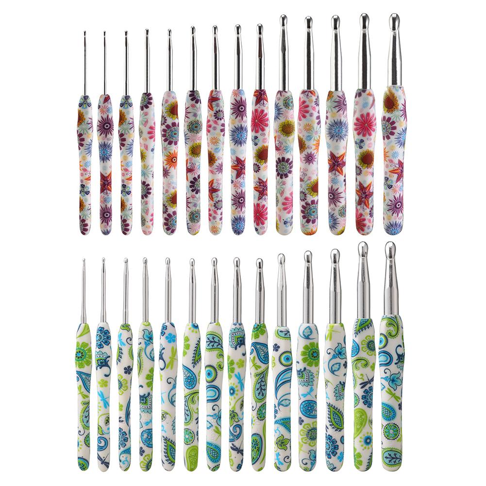 Cheap 14pc Knitting Crochet Needles Handmade Crafts Aluminum Set for ...