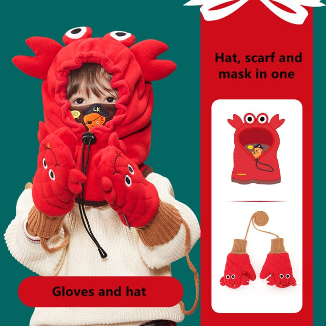 Buy Kids Winter Fleece Warmer Balaclava Cap Thermal Tactical Military ...