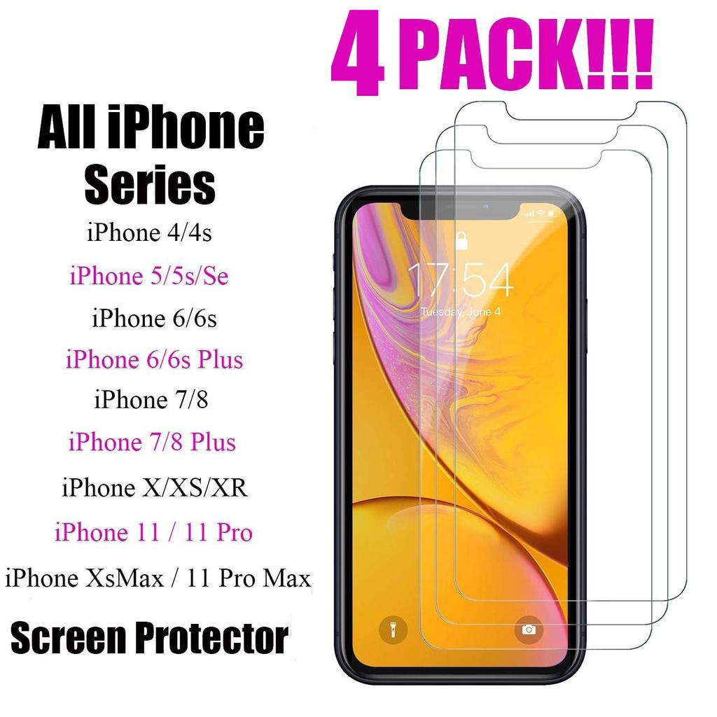 Buy 4Pack Screen Protector Film For iPhone 11/ iPhone 11 Pro/ iPhone 11 ...
