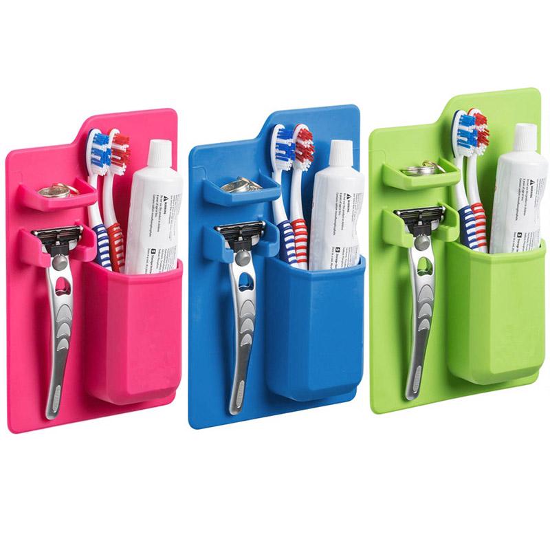 Buy Multipurpose Rectangular Bathroom Storage Box Silicone Bathroom ...