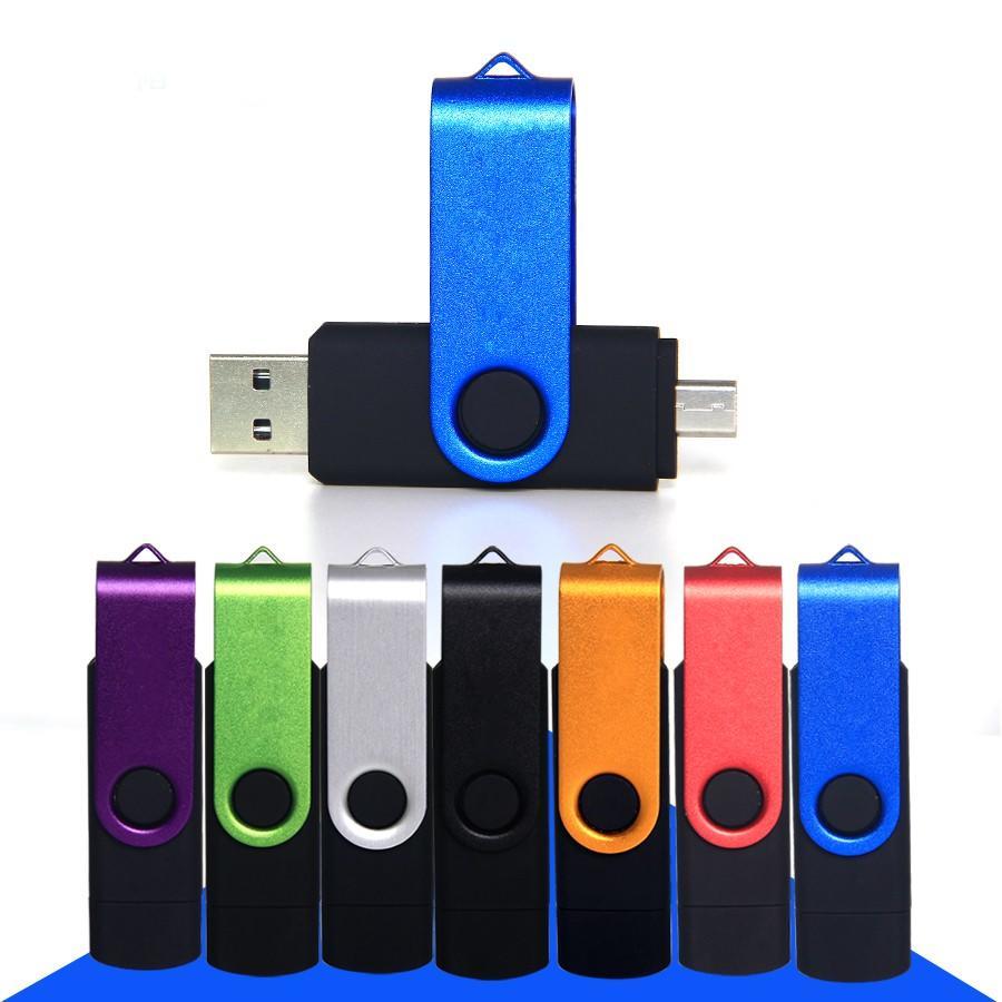 Buy Fashion Metal Otg Usb 2.0 Cle Usb Flash Drive Pendrive Usb Memory ...