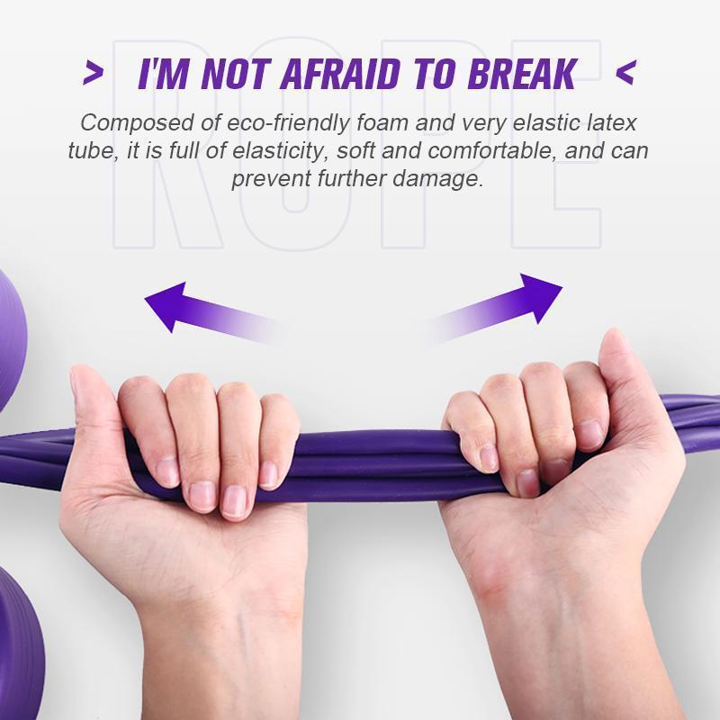 Multi-Functional Four-Tube Pulling Rope Yoga Elastic Belt Pedal Tension ...