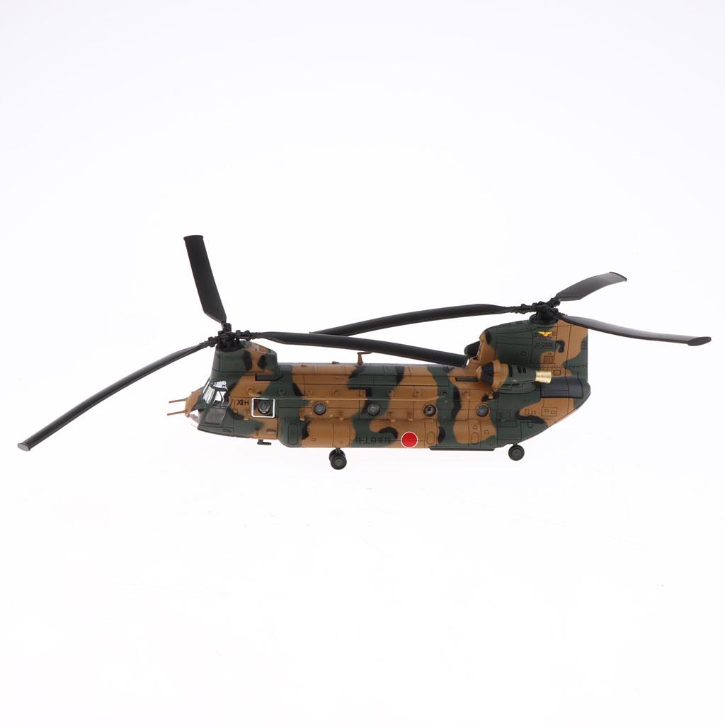 Buy 1/100 Diecast Japan CH47J Chinook Medium Transport Helicopter Model ...