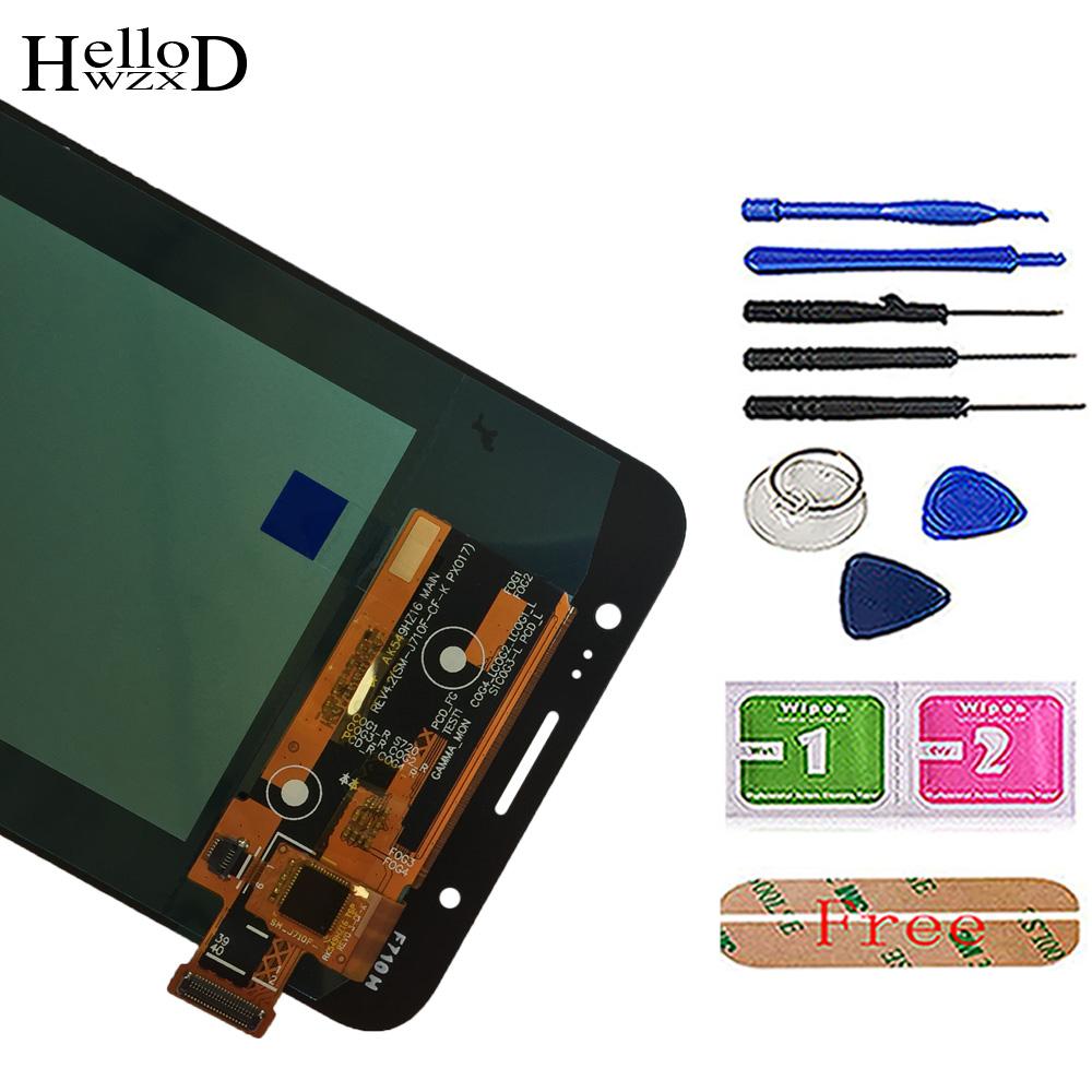 SAMSUNG Galaxy J7 2016 J710 J710F SM-J710FN J710M J710Y LCD Ekran Dokunmatik Ekran ...