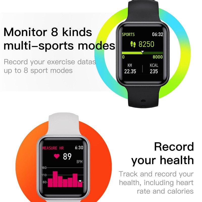 SN72 Smart Watch Men Women Full Touch Screen Ip68 Waterproof Fitness ...