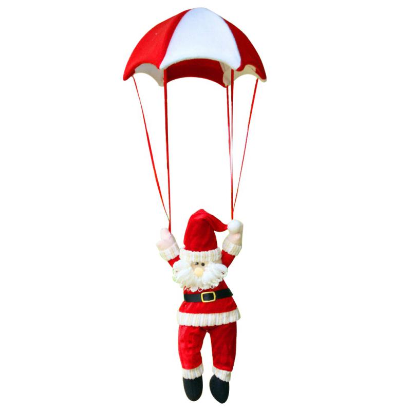 Buy Christmas Parachute Santa Claus Snowman New Year Hanging Pendant ...