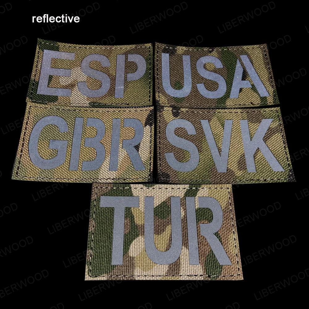 Multicam SVK USA TUR GBR ESP Patch Slovakia Great Britain Turkey Spain ...