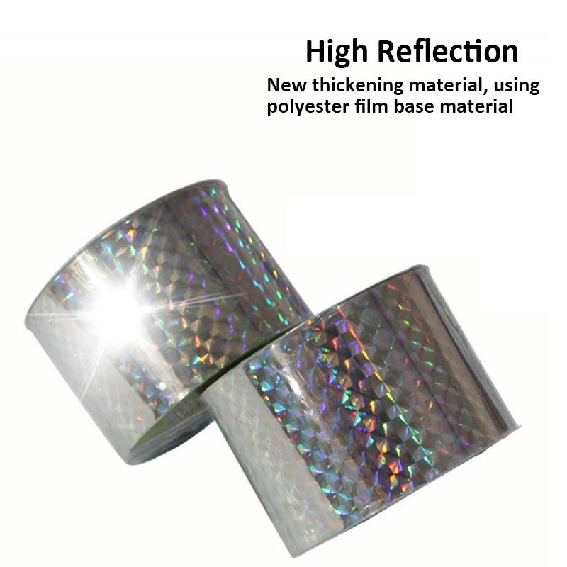 Buy Durable 164ft Garden Holographic Flash Bird Scare Tape Visual ...
