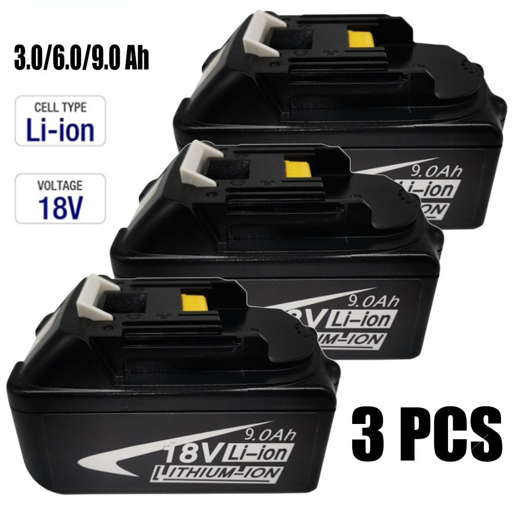 Buy 3Pack BL1830 18V 3.0-9.0Ah Lithium-ion Replacement Battery ...