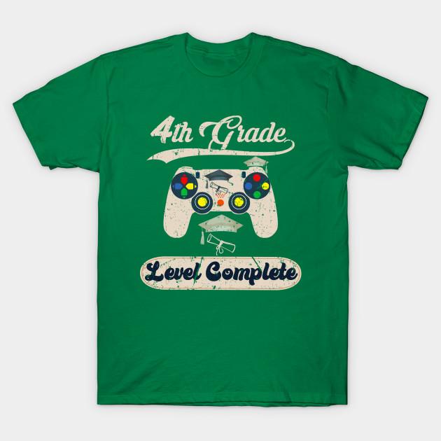 Buy Unisex Fashion TShirt 4th Grade Level Complete 4th Grade Graduation ...