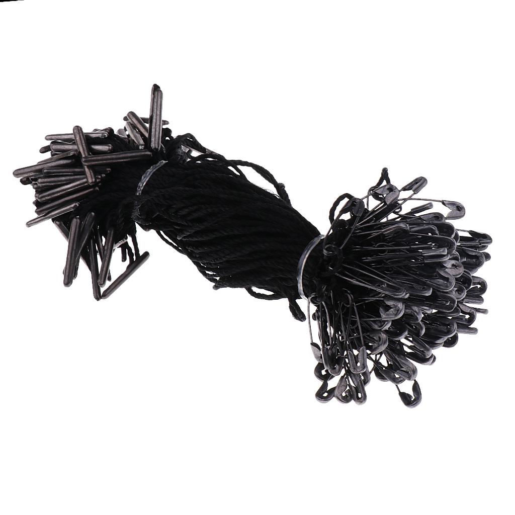 Clothing label universal sling tag string 11cm 100pcs Black uygun ...