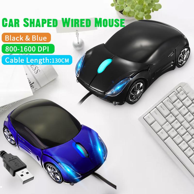 Buy 3D Optical Car Shape USB Wired Mouse Mice for Computer PC Laptop ...