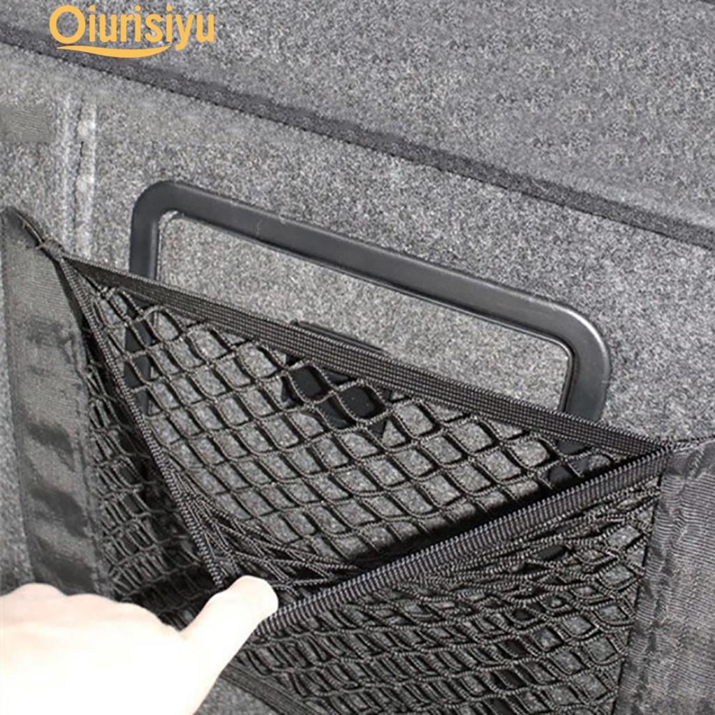 Buy Auto Car Back Rear Trunk Seat Elastic Storage Net Mesh Organizer ...