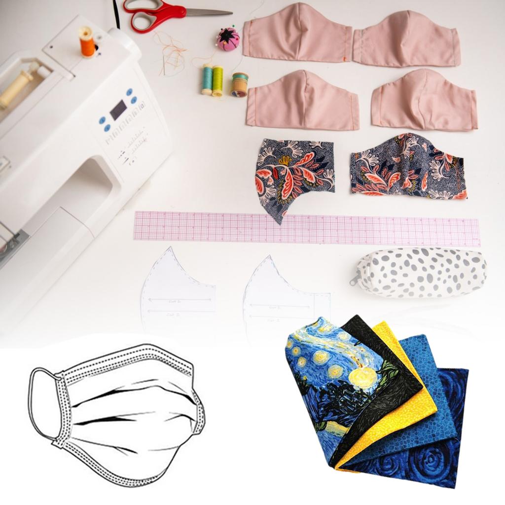 Buy 5PCS 45x50CM Cotton Patchwork Soft Sewing Fabric for Crafts DIY at ...