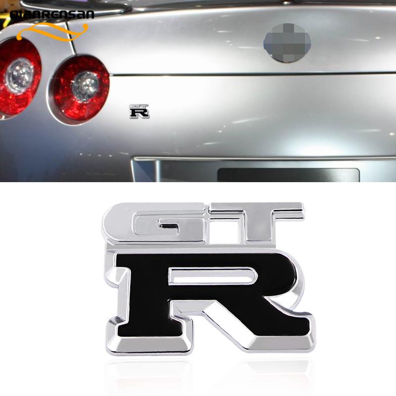 Buy 1 PCS 3D Metal GTR Logo Car Styling Logo Badge Racing Decoration ...