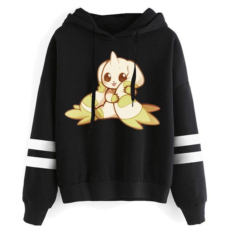 Buy Cute Digimon Hoodie Casual Sweatshirt Long Sleeve Fashion Sweater ...
