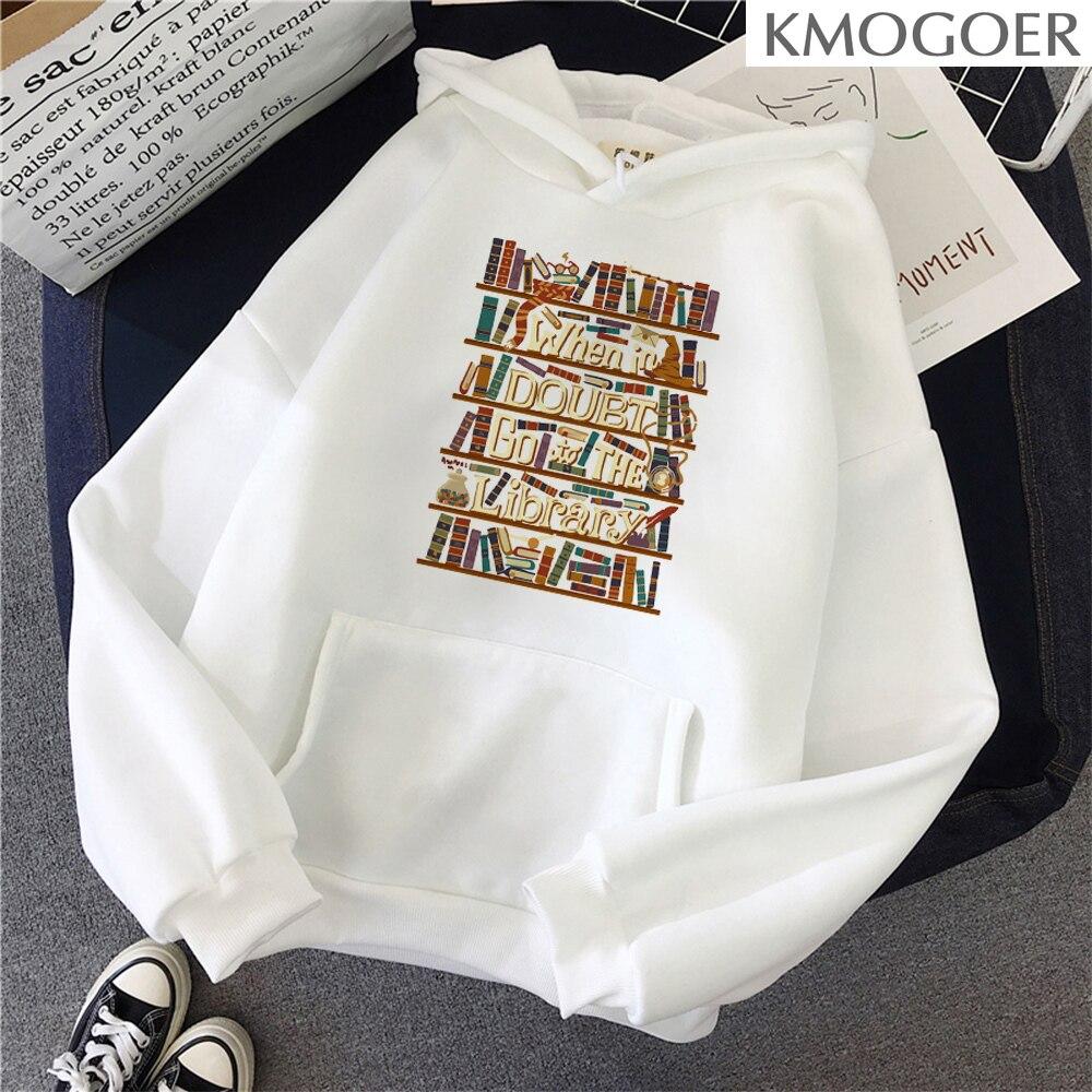 Buy Bjdbco1Go To The Library Hoodie Winter Women Hoodie Casual Winter ...