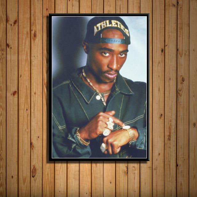Buy Singer Rapper Star Posters and Prints Tupac Shakur Portrait ...