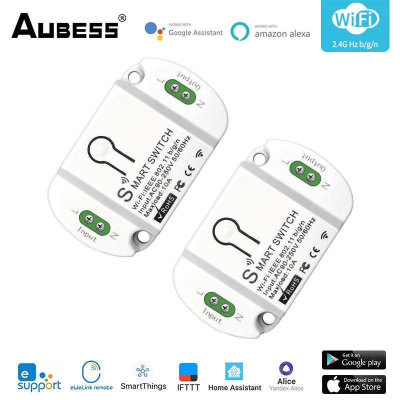 Buy Mini WiFi + Bluetooth + 2.4G Remote Control Smart Switch Module ...