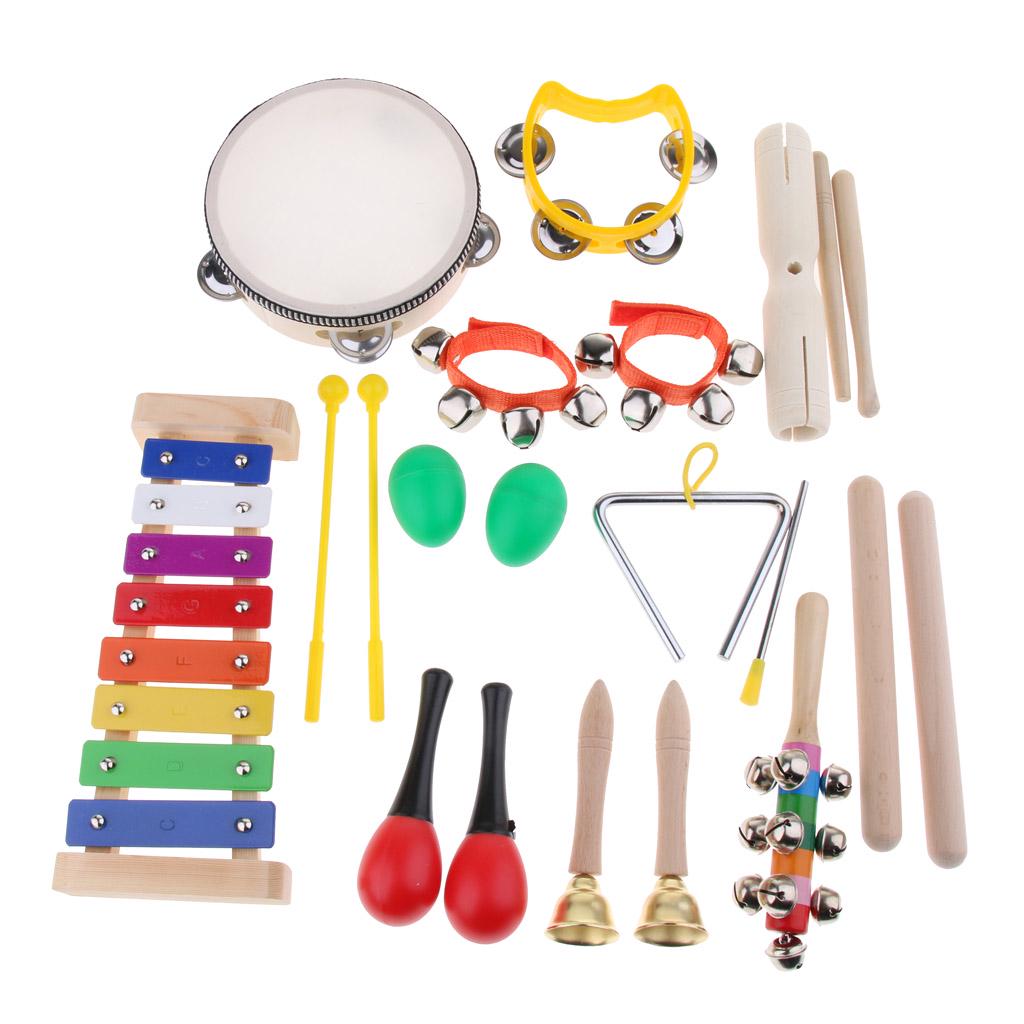 Buy Kids Musical Instruments Set Preschool Educational Toys Christmas ...