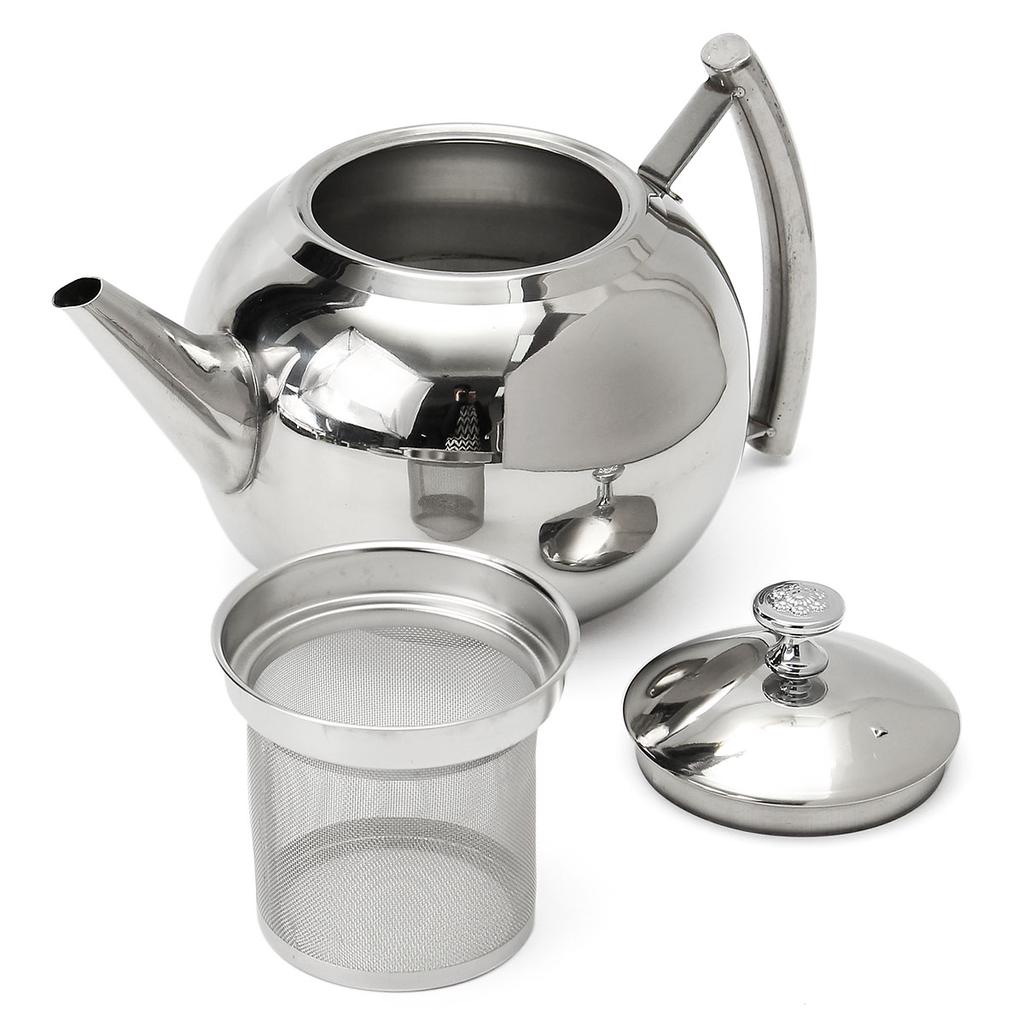 Купити 1500/2000ML Sliver Чайник з нержавіючої сталі Коло Чайник Чайний ...
