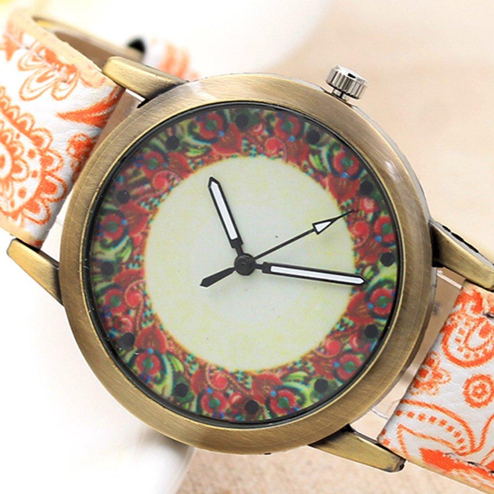 Buy Blue And White Porcelain Bronze Ladies Watch Pd329 Casual Fashion ...