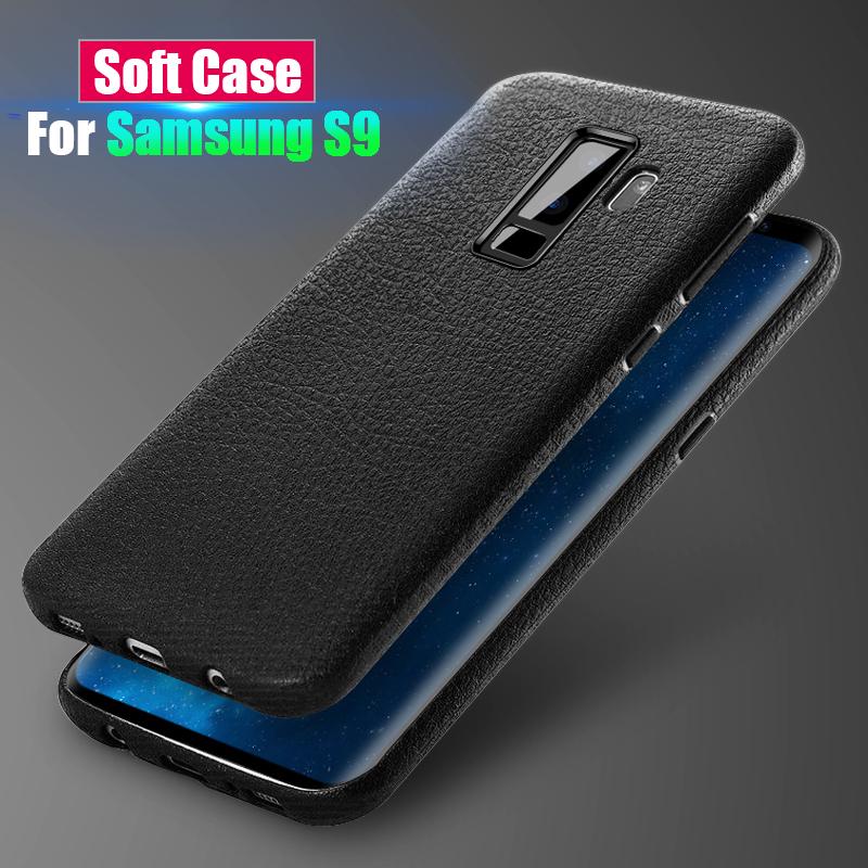 Buy Ultra Slim Soft TPU Texture Leather Case For Samsung Cover Shield ...
