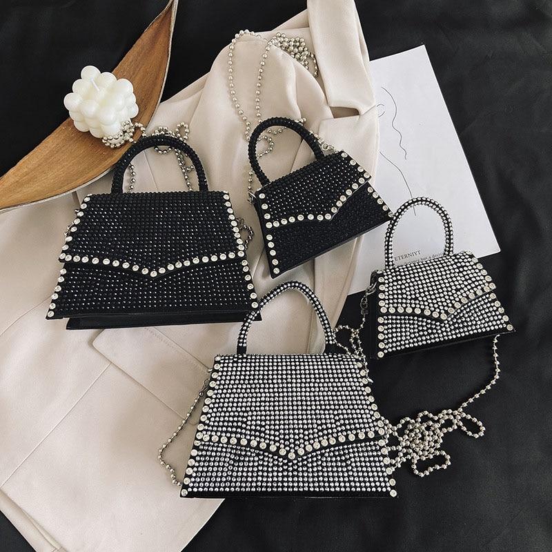 Cheap Diamond Flap Small Tote Bags For Women 2020 Fashion Chain Ladies ...