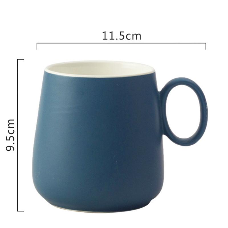 Cheap Ceramic Mug Leisure Milk Tea Shop Pot-Bellied Cup Single Ear ...