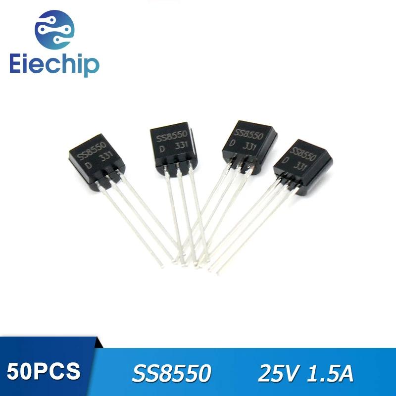 50PCS/lot SS8550 Transistors TO-92 25V 1.5A PNP New Original uygun fiyatlı satın alın - fiyat ...