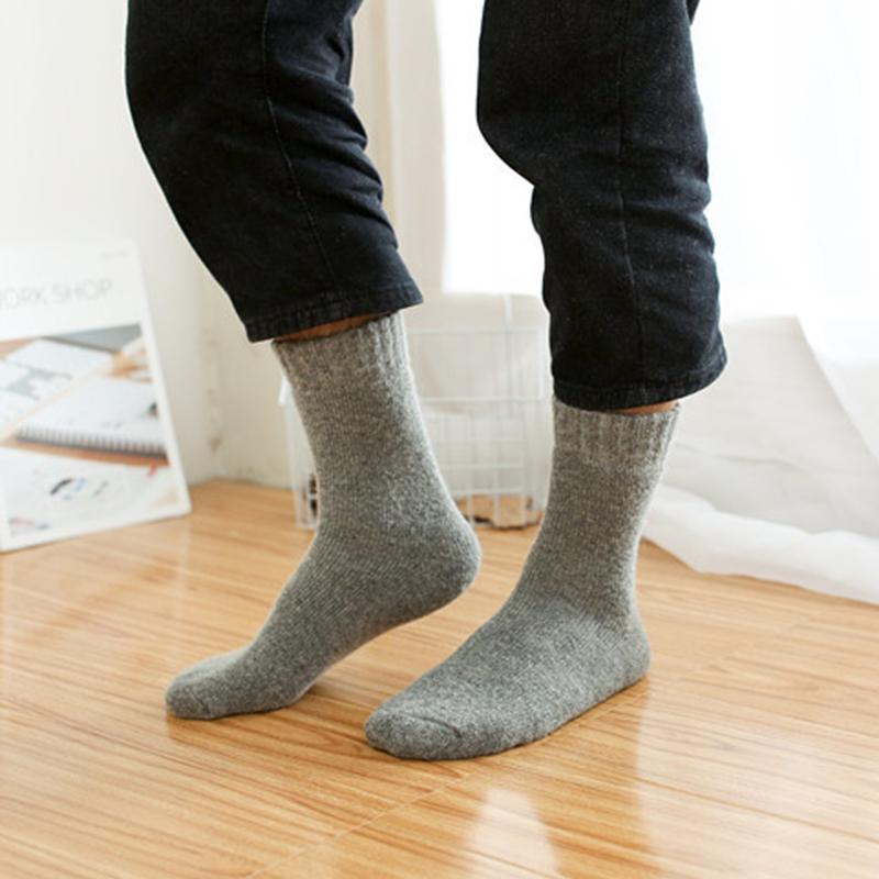 Cheap Thickened Wool Long Socks for Men Warm Floor Socks Winter ...