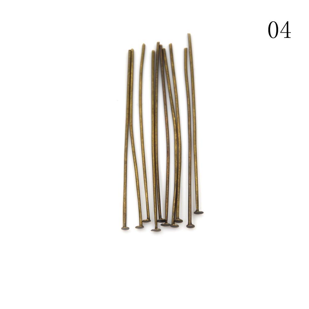 Jewelry & Beauty Jewelry Making & Beading 50 gold metal eye rods 20mm ...
