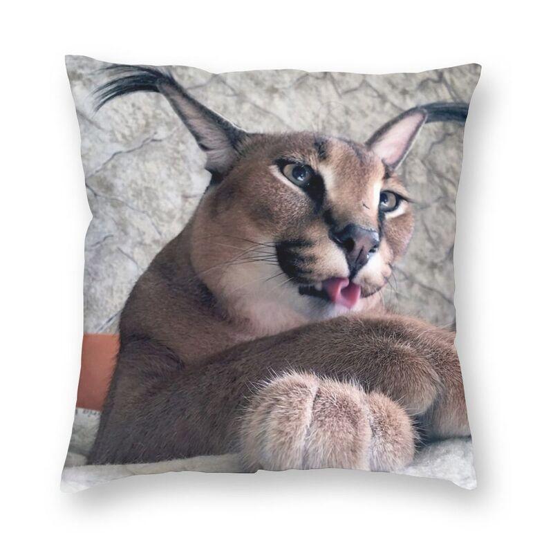 Satın alın Cute Caracal Cat Cushion Cover 45x45cm Big Floppa Meme ...