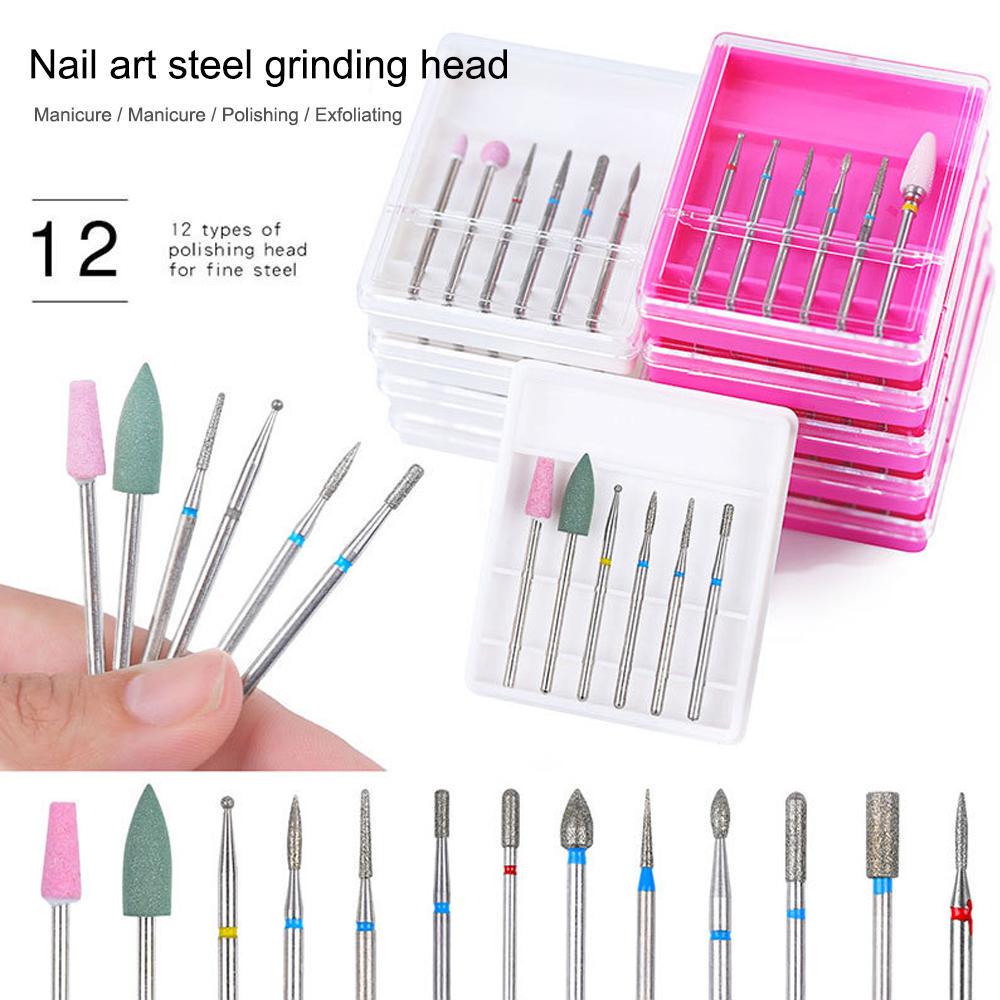 Buy 6PCS Nail Drill Bits Pedicure Milling Cutter For Nail Drill For ...