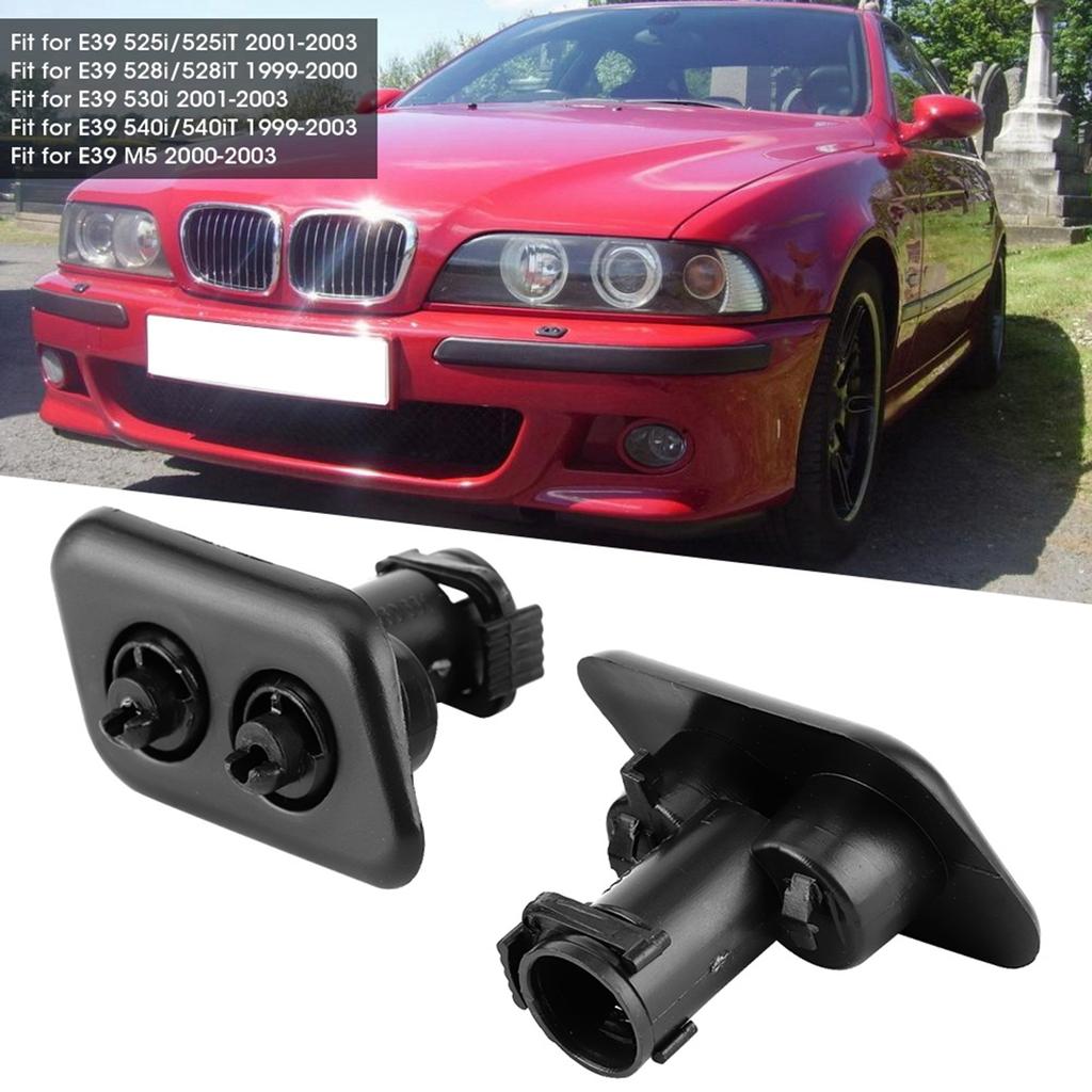Buy Pair of Headlight Washer Nozzle 61678360661 61678360662 Fit for E39 ...