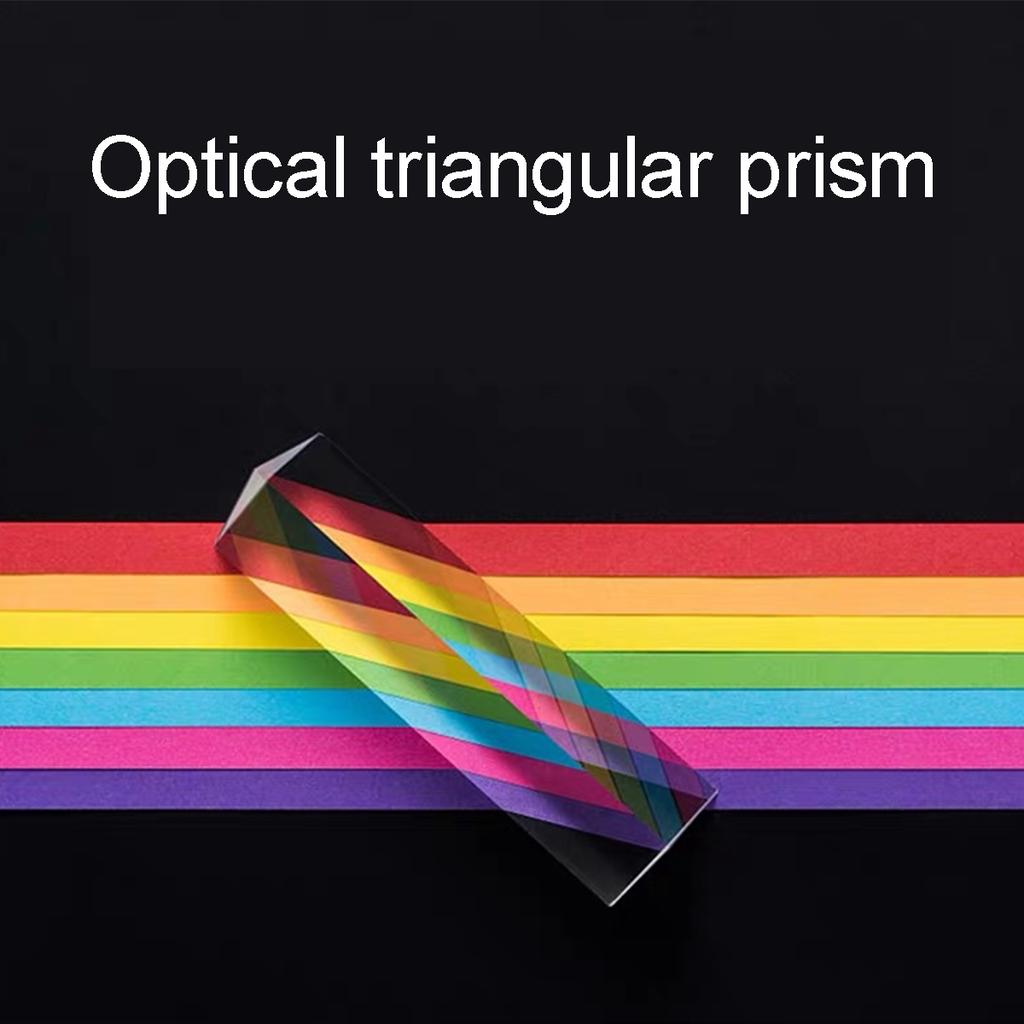 Buy 30x30x50/100/150mm Optical Glass Tri-prism Teaching Experiment ...