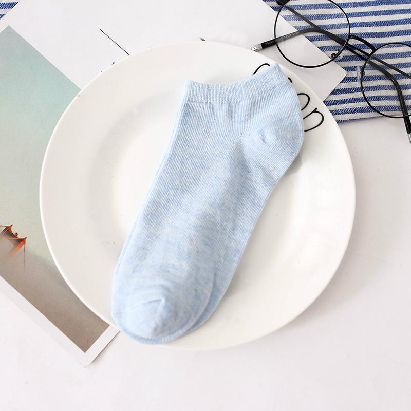 Buy Cute Comfortable Short Socks Solid Colors Women Cotton Softable ...