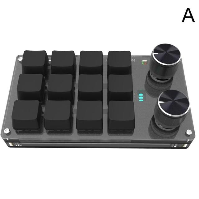 Buy Bluetooth USB Custom 9 Keys 12 Keys Keyboard Volume Knob Programming Macro Gaming Photoshop ...