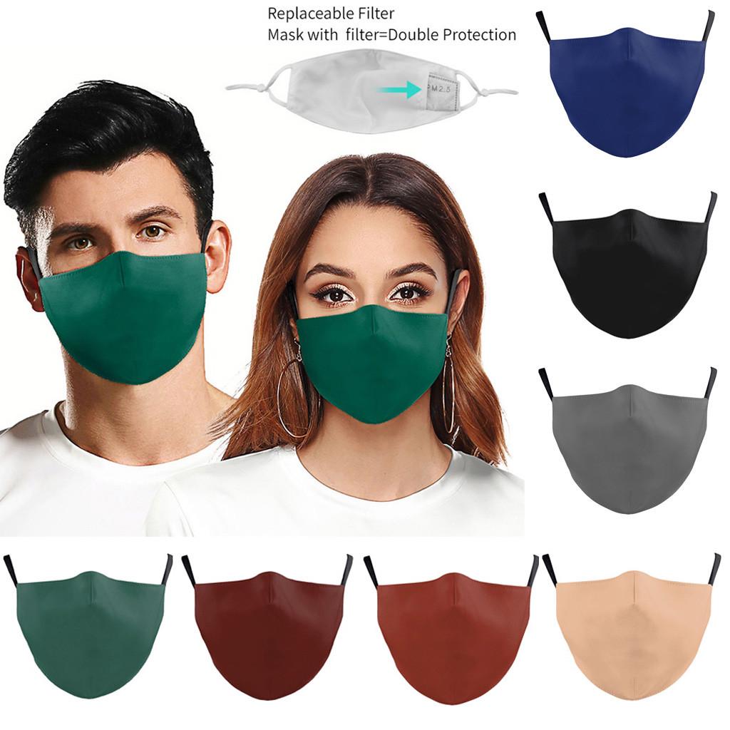 [TL] Adult Women Solid Safet Protect Dustproof Foggy Haze Three ...