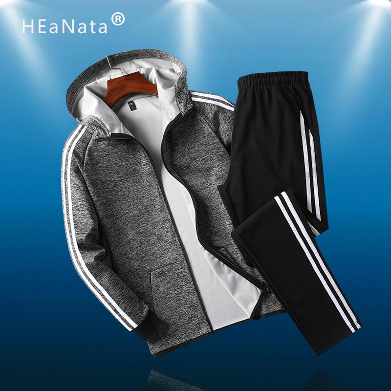 Buy Sports Set Loose Tracksuits Mens Quality Winter Fitness Gym Suits ...