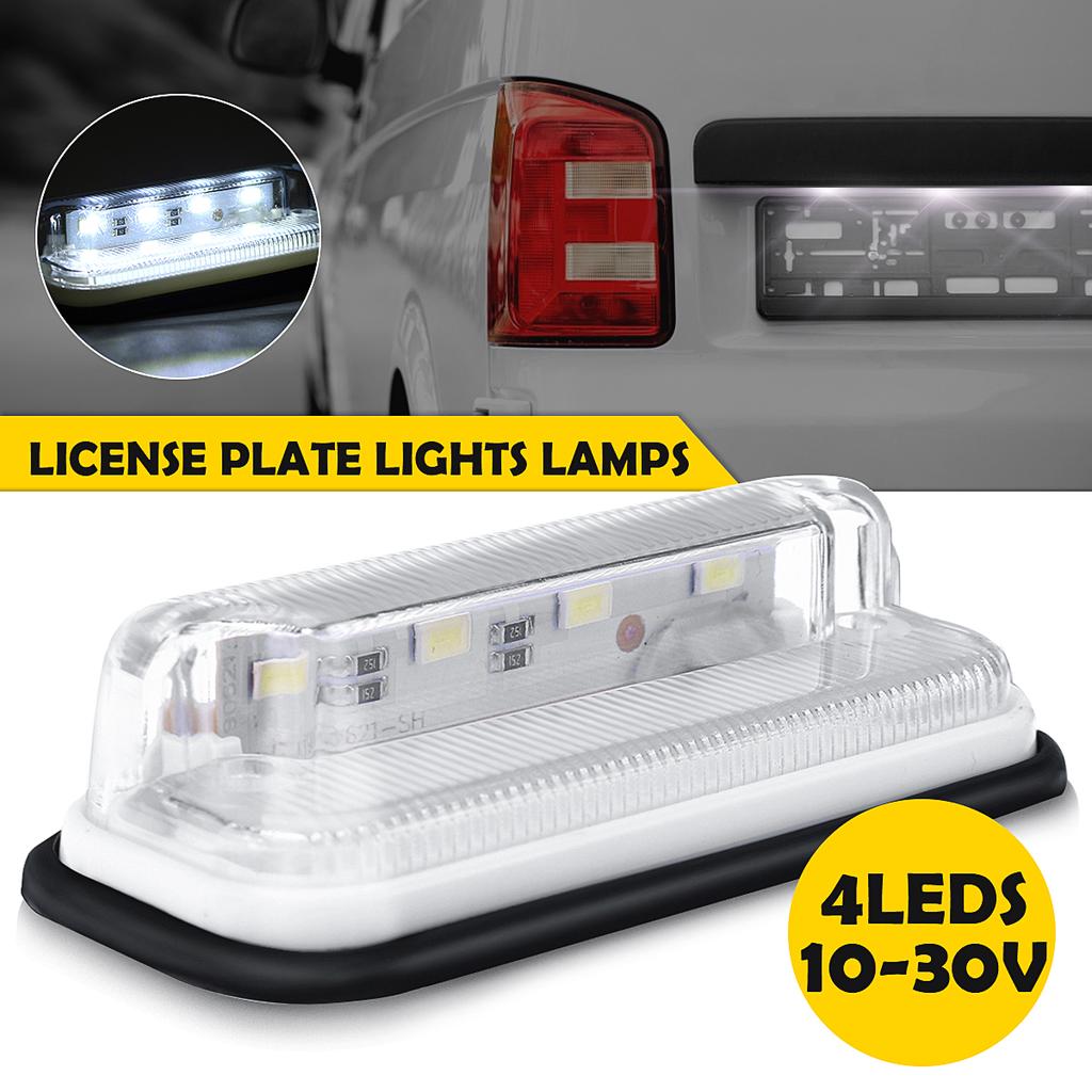 Buy Rear 4LED Number License Plate Light Lamp Truck Lorry Car Boat ...