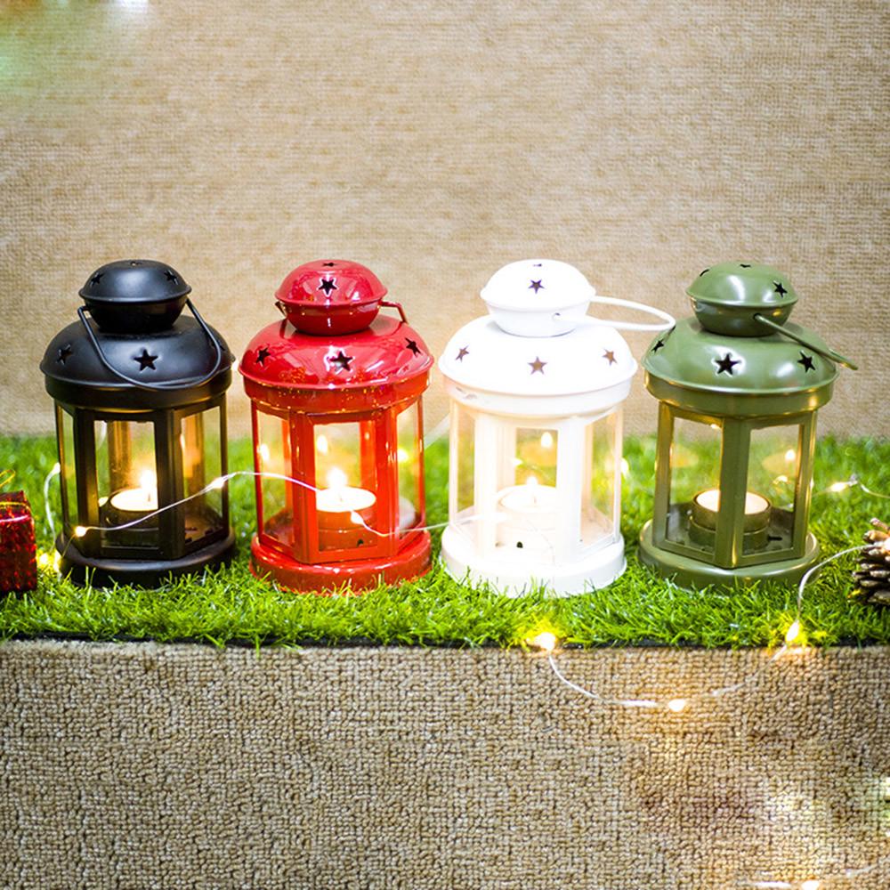 Candle Windproof Lamp Christmas European Wrought Iron Windproof Lamp ...